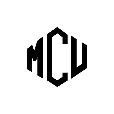 MCU Letter Logo Design With Polygon Shape MCU Polygon And Cube Shape Logo Design MCU Hexagon