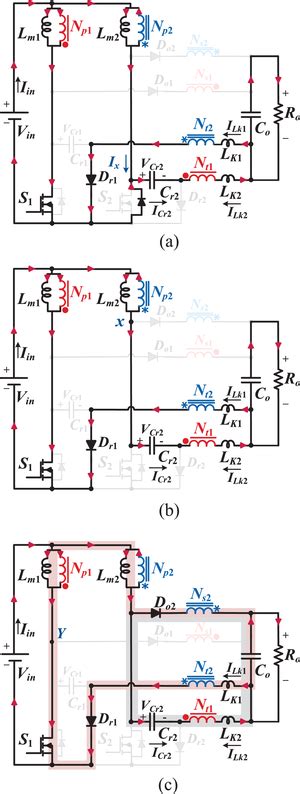 Equivalent Circuits Of Operating Modes 4 6 A Mode 4 B Mode 5 C Download Scientific