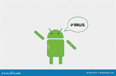 Virus Di Android Fotografia Editoriale Illustrazione Di Incisione