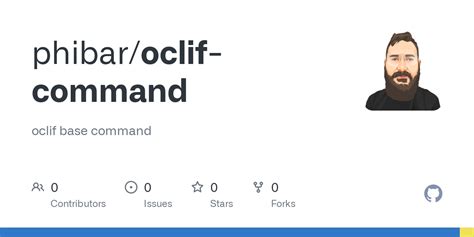 GitHub Phibar Oclif Command Oclif Base Command