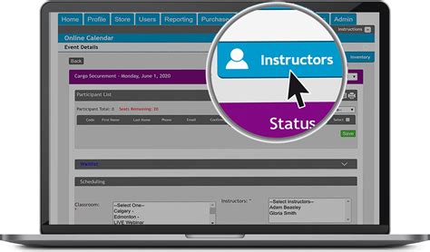 Classroom Instructor Management Software Bis Safety Software