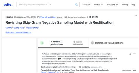 Revisiting Skip Gram Negative Sampling Model With Rectification