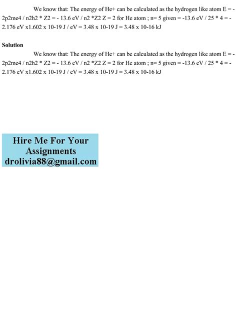We Know That The Energy Of He Can Be Calculated Pdf