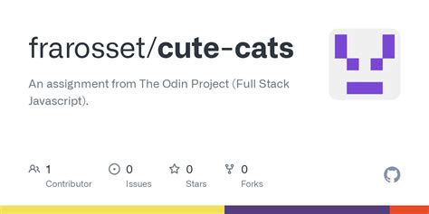 GitHub Frarosset Cute Cats An Assignment From The Odin Project Full Stack Javascript
