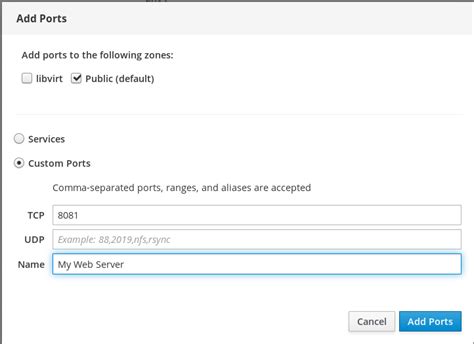 chapter 5 using the web console for managing firewall red hat