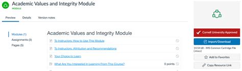 How To Add A Module From Canvas Commons To Your Canvas Course Learning Technologies Resource