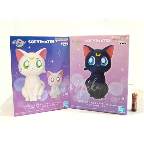 Sailor Moon Cosmos Artemis Diana Luna Figure Set Sofvimates Banpresto