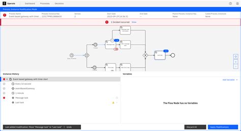 Process Instance Modification Camunda 8 Docs