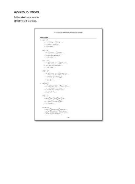 key guide o level additional mathematics key concepts worked examples