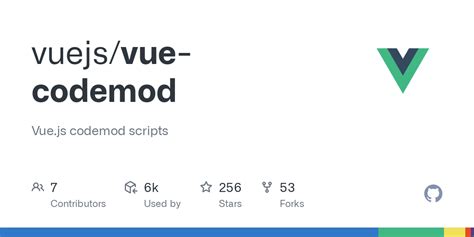 Github Vuejsvue Codemod Vuejs Codemod Scripts