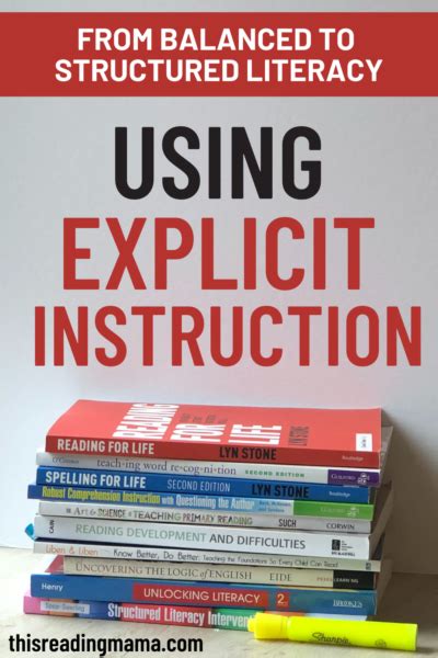 Using Explicit Instruction This Reading Mama