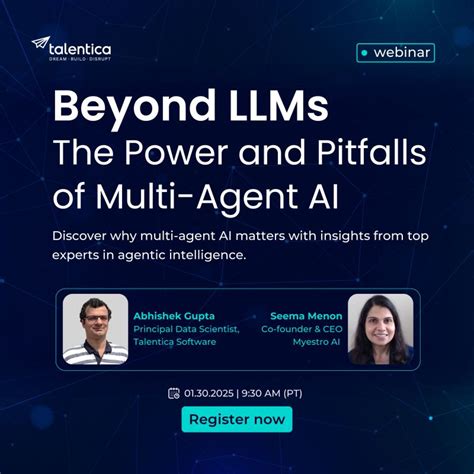 Talentica Software On Linkedin Webinar Technology Llm Multiagentai