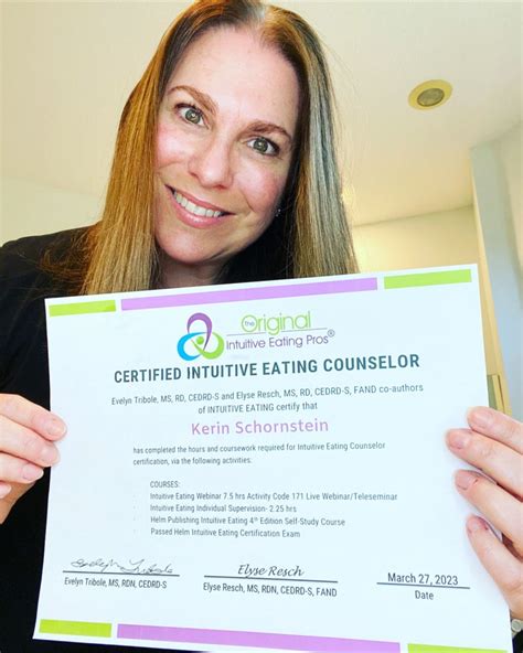 Kerin Schornstein Lcsw On Linkedin Certifiedintuitiveeatingcounselor
