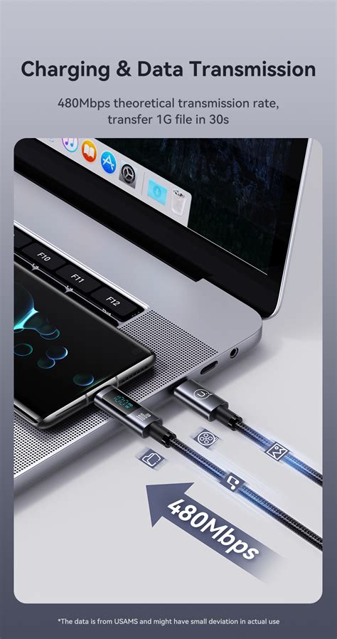 Usams D Y C P S C Nhanh Usb Type C Ip Type C W Hi N Th K Thu T S Led Cho Phone Ipd