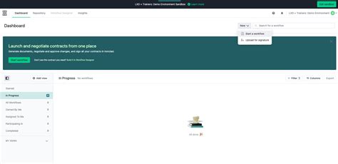 Use Sandbox Mode Ironclad