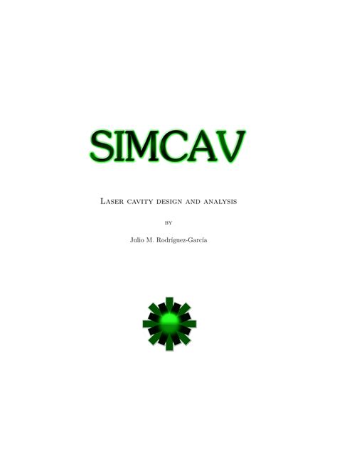 pdf simcav laser cavity simulation