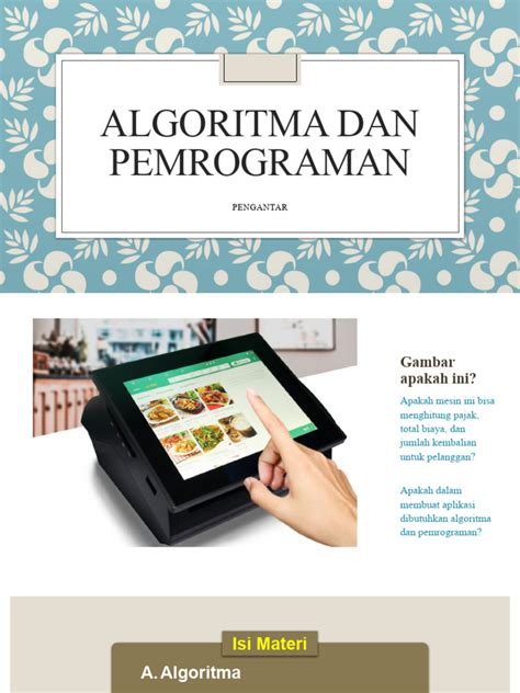 algoritma dan pemrograman pengantar 1 pdf