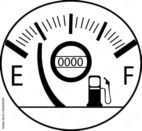 Fuel Meter Svg Vector Cut File Cricut Silhouette And Clipart T Shirt
