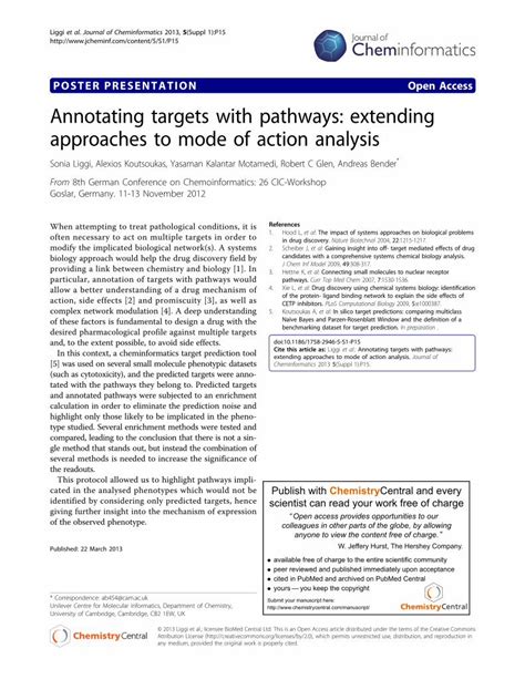 pdf annotating targets with pathways extending approaches to mode of