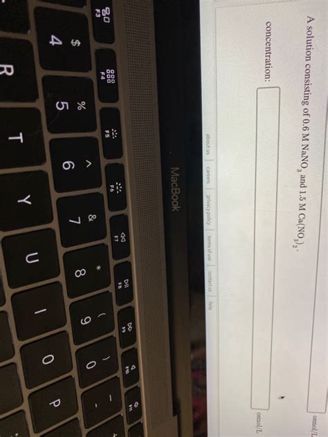 Solved Question 17 Of 23 Calculate The Osmolarity Of Each