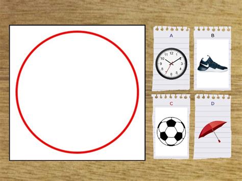 Choose The Objects That Have Same Shape As The One Above Quiz