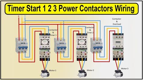 Best 13 How To Make 3 Phase Contactor Wiring Diagram With Timer Connection 3 Phase Timer