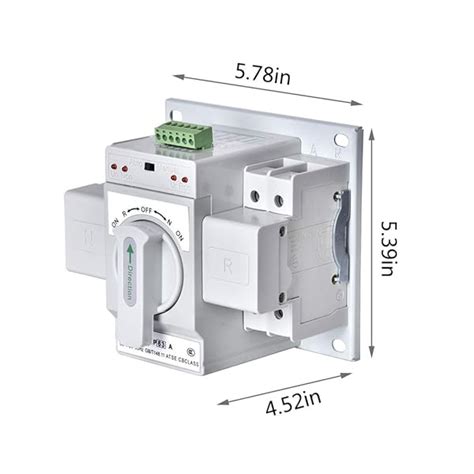 Giraffe X 110v 2p 63a Mcb Type Dual Power Automatic Transfer Switch Ats