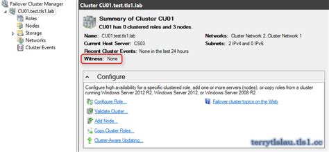 Terry L U S Blog Windows Server R Dynamic Quorum Enhancement