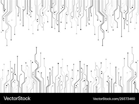 Circuit Board Structure Hardware Communication Vector Image