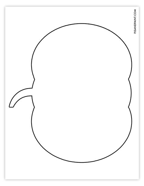 Pumpkin Outline Template