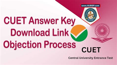 Cuet Answer Key 2025 Release Date Download Link Objection Process