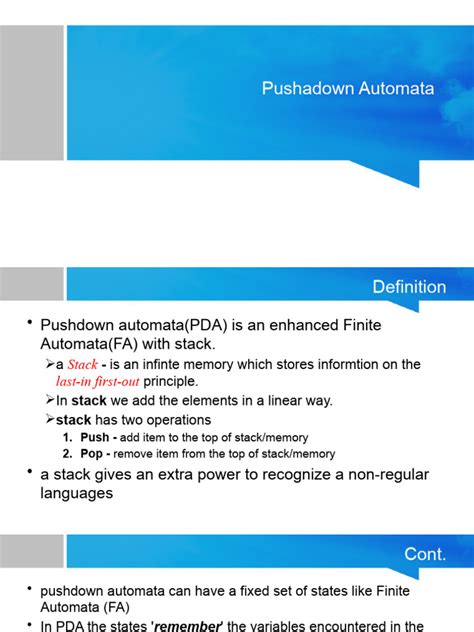 pushdown automata pdf mathematical concepts mathematical logic