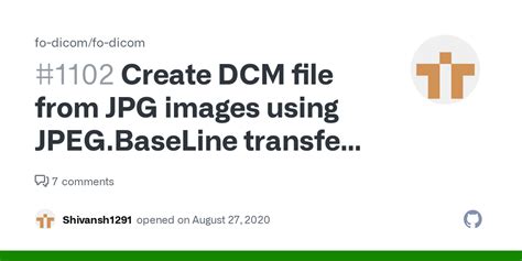 Create Dcm File From  Images Using Jpegbaseline Transfer Syntax