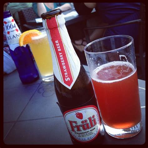 Fruli Beer , is a strawberry flavoured beer I really like it. Highly ...
