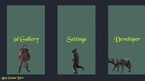 Main Menu Ui Design For Unity Mobile Game