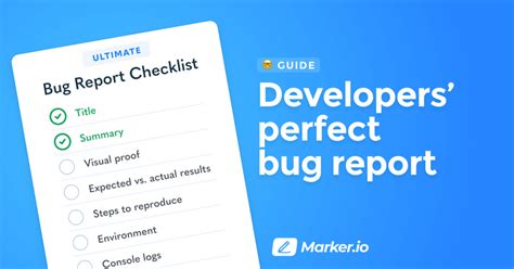 how to write a bug report that will make your developers happy