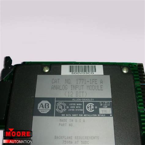 1771 IFE A 1771 IFEA Allen Bradley Analog Input Module 12 BIT