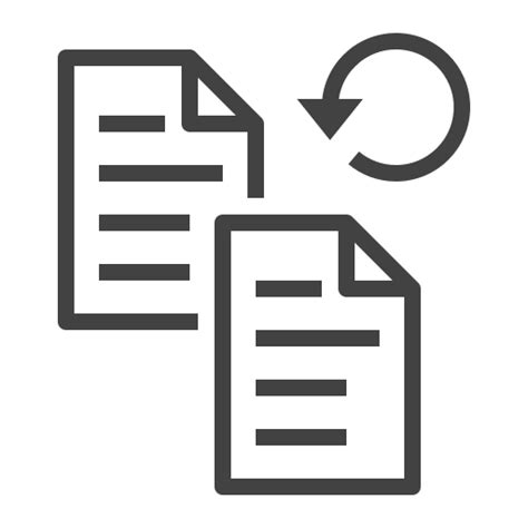 Backup Copy Data File Restore Icon