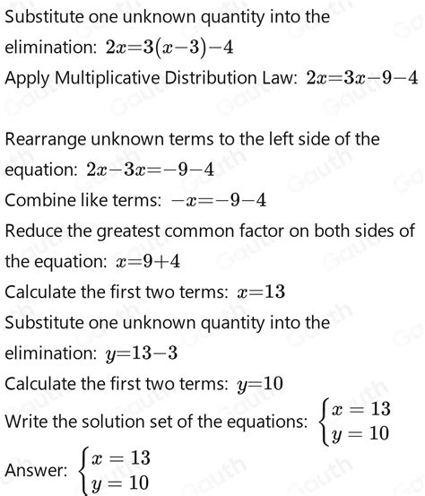 Solved Question 2 21 Solve The Following System Of Simultaneous