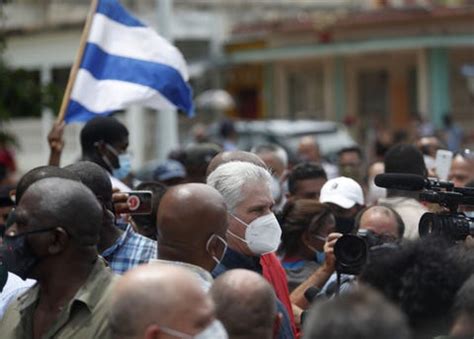 Protests In Cuba Spark After Covid Cases Economic Anxiety Photos Of