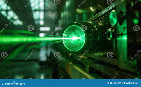 Solid State Laser Installation In Physical Laboratory Stock Image