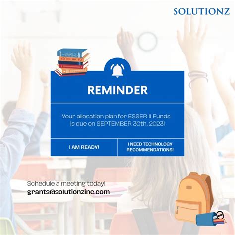 Solutionz Inc On Linkedin Esserfunding Relieffund Teamsolutionz