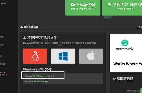 前端多媒体处理工具——ffmpeg的使用前端使用ffmpeg Csdn博客