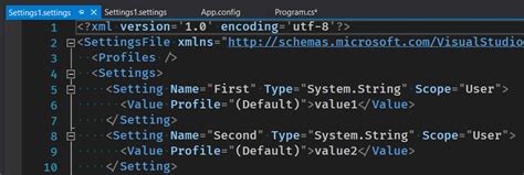 Proposal A Using Statemnt For Settings Files To Generate Strongly Typed Settings Dotnet