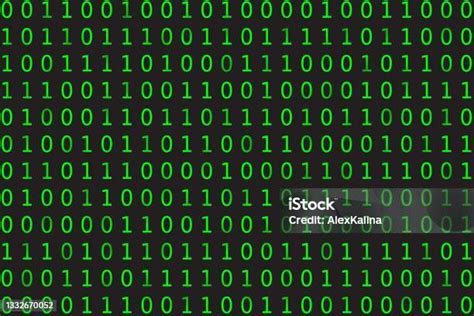 Program Datum Background Green Programming Binary Coding Matrix Vector