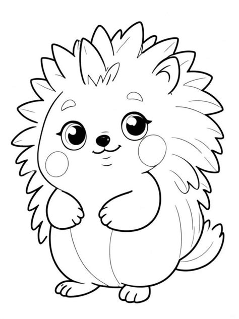 25 Gratis Printen Leuke Egel Kleurplaat