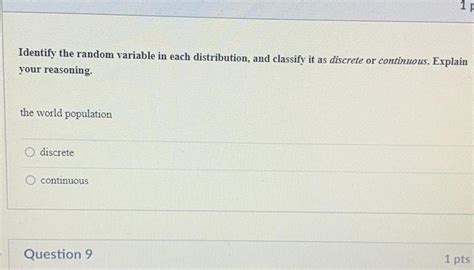 [answered] identify the random variable in each distribution and kunduz