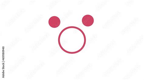 Video „two Dots Spinning Around Circle 2d Loading Animation Points Rotate Around Animated