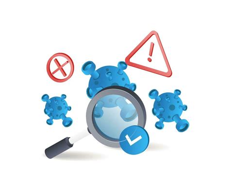 Search For Viruses With Scan 31740332 Vector Art At Vecteezy