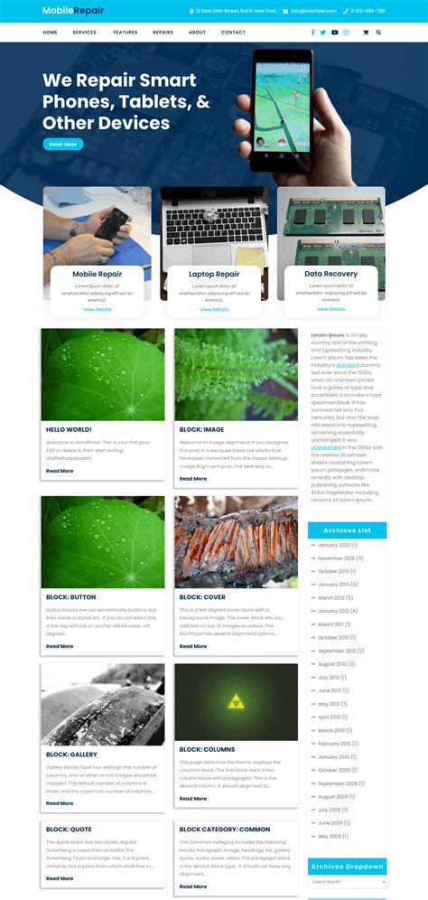 Free Mobile Wordpress Theme Sleek And Responsive Design Themagnifico
